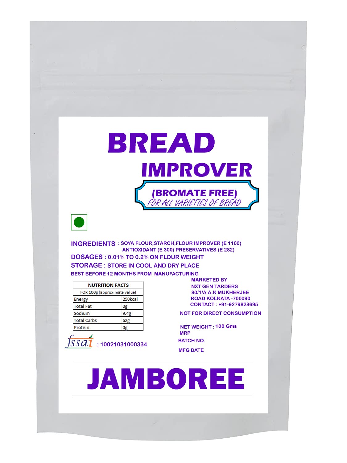 Bread Improver for Bread Making, Soft Dough, 100 g : Amazon.in: Grocery ...