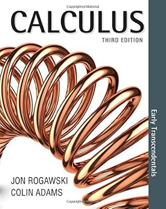 Calculus: Early Transcendentals by Rogawski Adams(1988-03-12): Jon ...