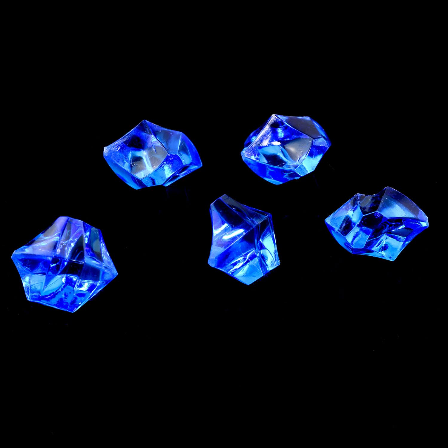 Snapklik.com : Fake Ice Cube 100PCS 1cm RoyalBlue Diamonds Ice Rock ...