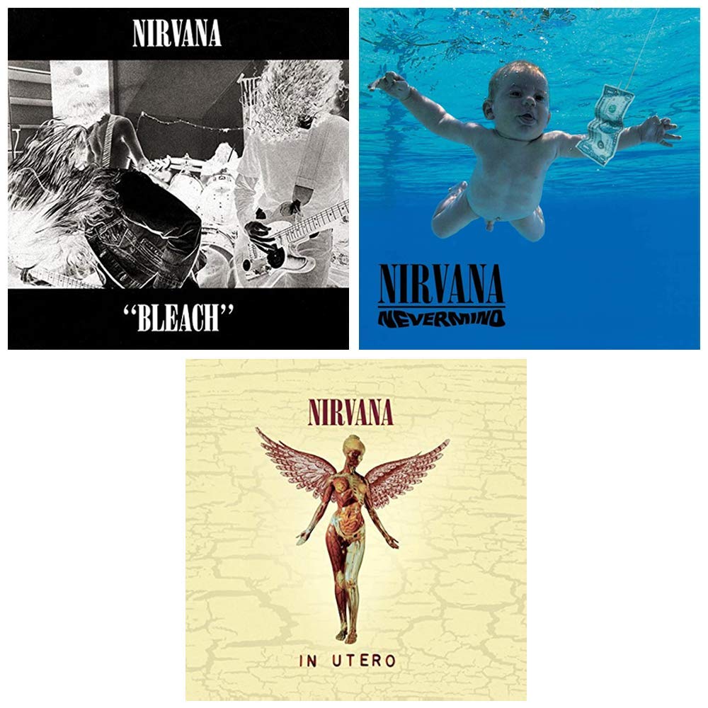 Nirvana: Complete Classic Studio Album Discography - The Kurt Cobain Years (1987–1994) - 3 Audio ...