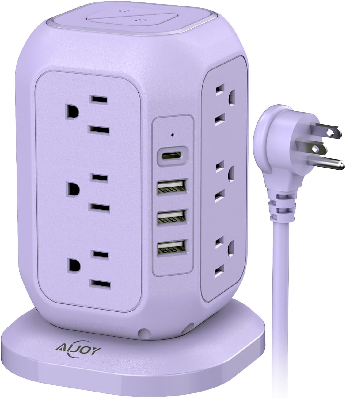 Amazon.com: USB C Power Strip Tower, Surge Protector with 12 AC Outlet ...