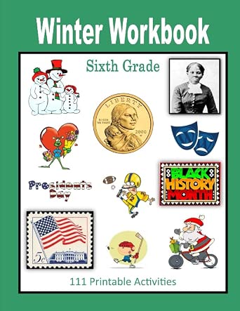 Winter Workbook: Sixth Grade: Mahoney, C.: 9781986071680: Amazon.com: Books