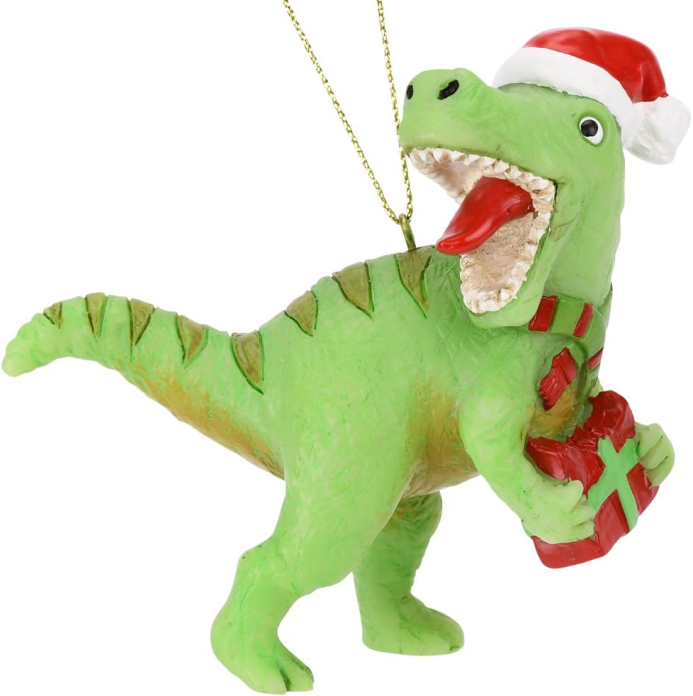 Amazon.com: Tree Buddees Xmas Rex Christmas T-Rex Dinosaur Ornament ...
