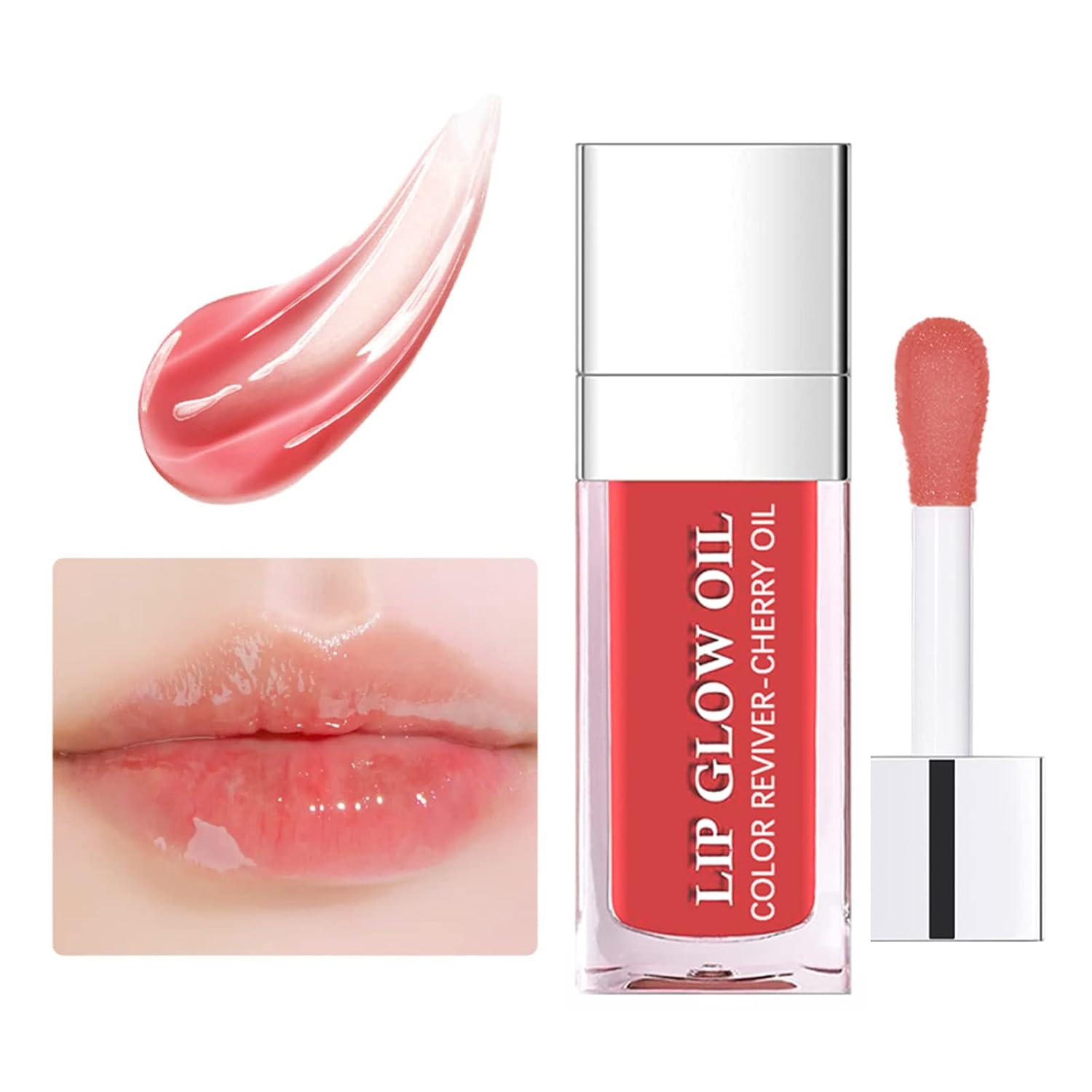 Amazon.com : REDIZO Lip Glow Oil, Hydrating Lip Oil Tinted Lip Balm ...