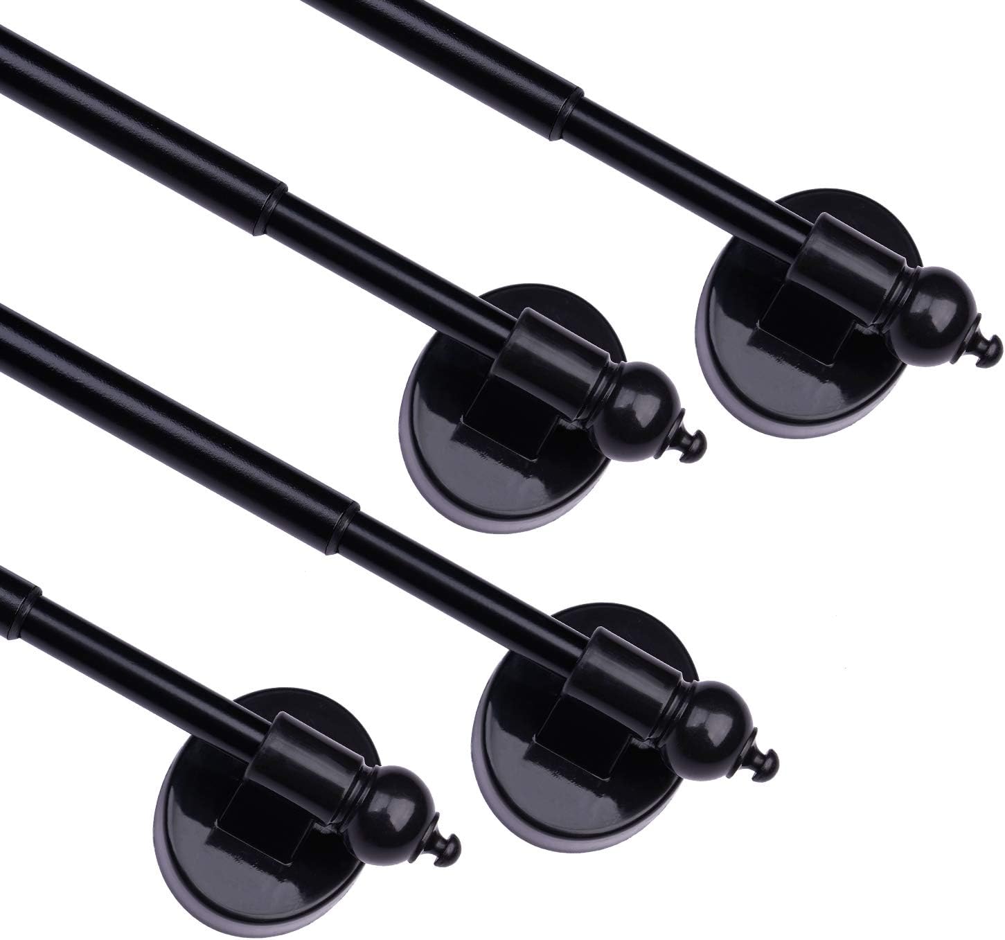 Amazon.com: Magnetic Curtain Rods for Metal Doors，Multi-Use Adjustable ...
