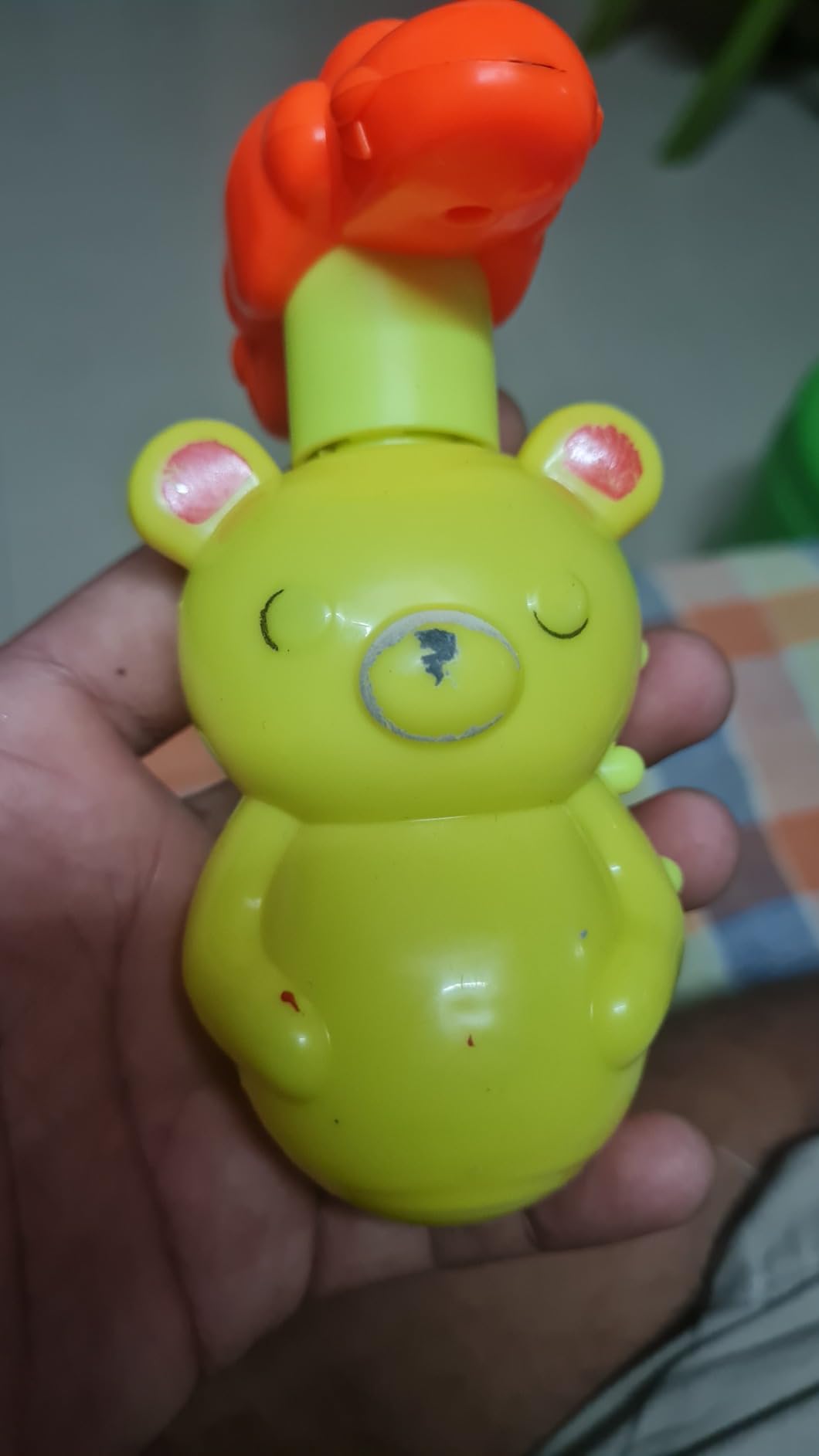 Buy FunBlast Teddy Spinning Toy for Kids, Lattoo Toy with Music and ...