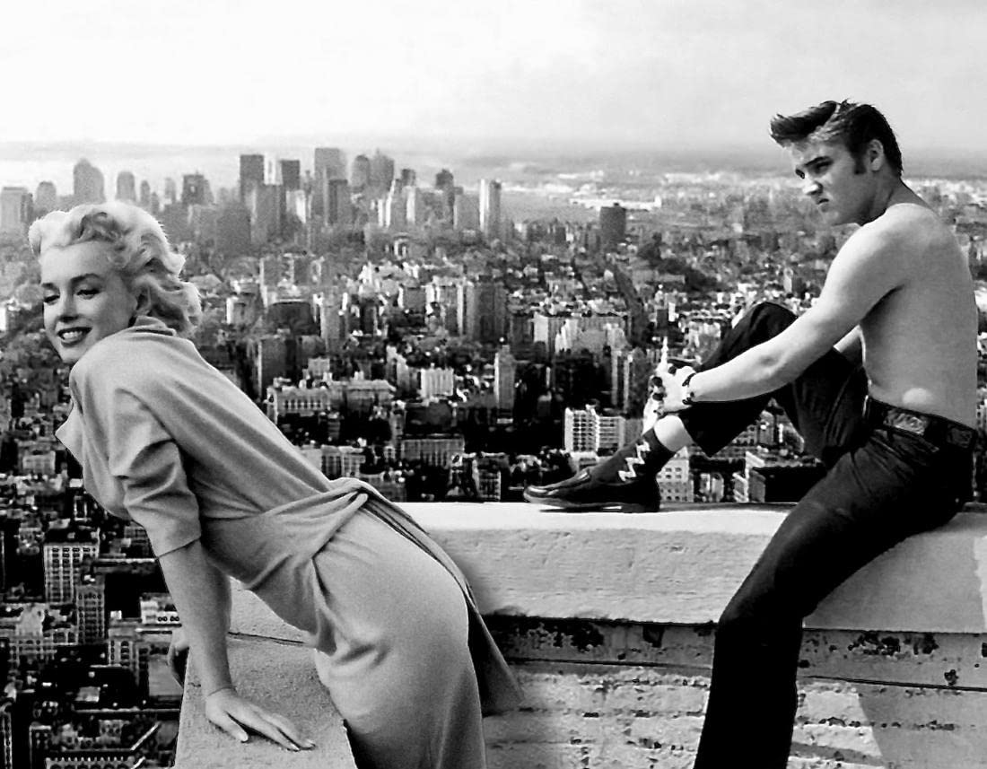 Elvis Presley Og Marilyn Monroe Film Hd Marilyn And Elvis Wallpapers 2540