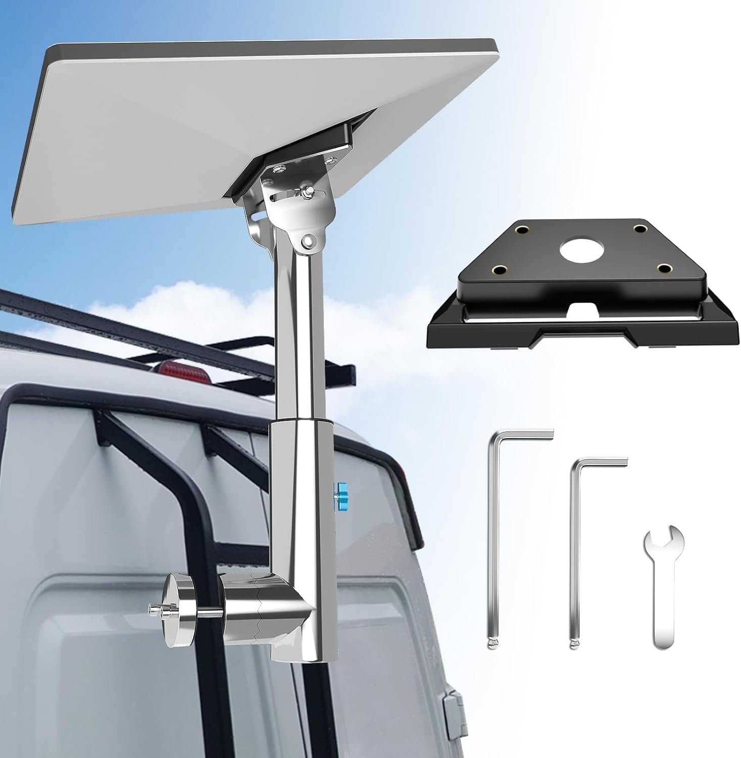 Amazon.com: Starlink Mini Pole Clamp Mount Kit, Starlink Mini Rv Ladder ...
