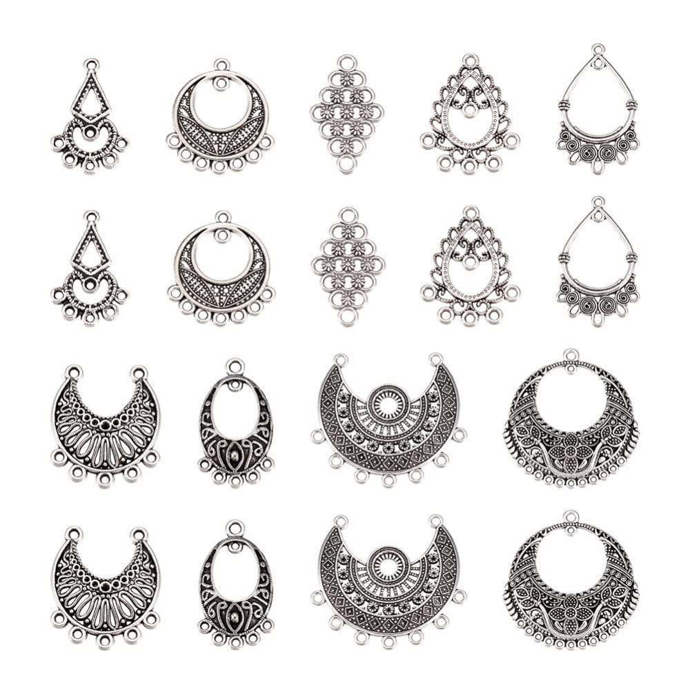 Amazon.com: Pandahall Tibetan Antique Chandelier Charms Vintage ...