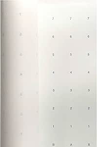 Amazon.com: Dot Alpha Numeric Marking Paper Roll – 45" x 10 Yards ...