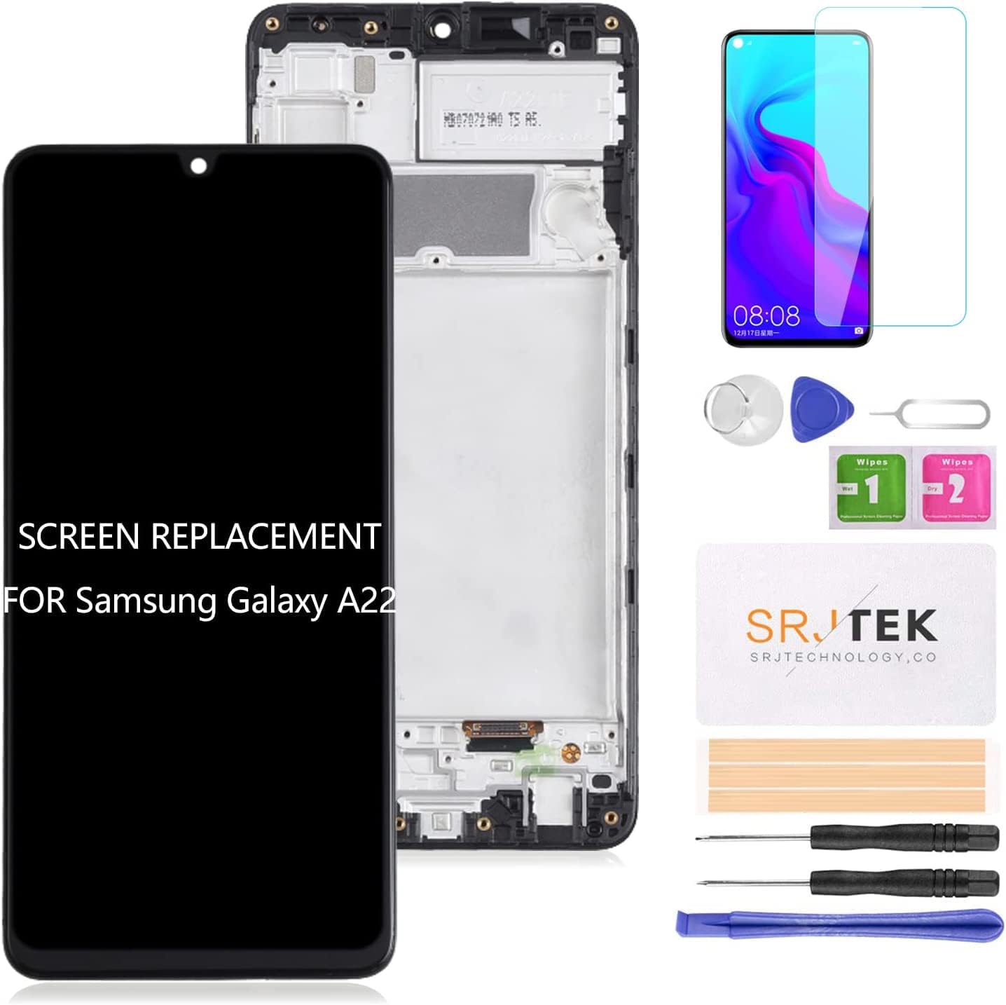 Amazon.com: TFT for Samsung Galaxy A22 4G Screen Replacement for Galaxy ...