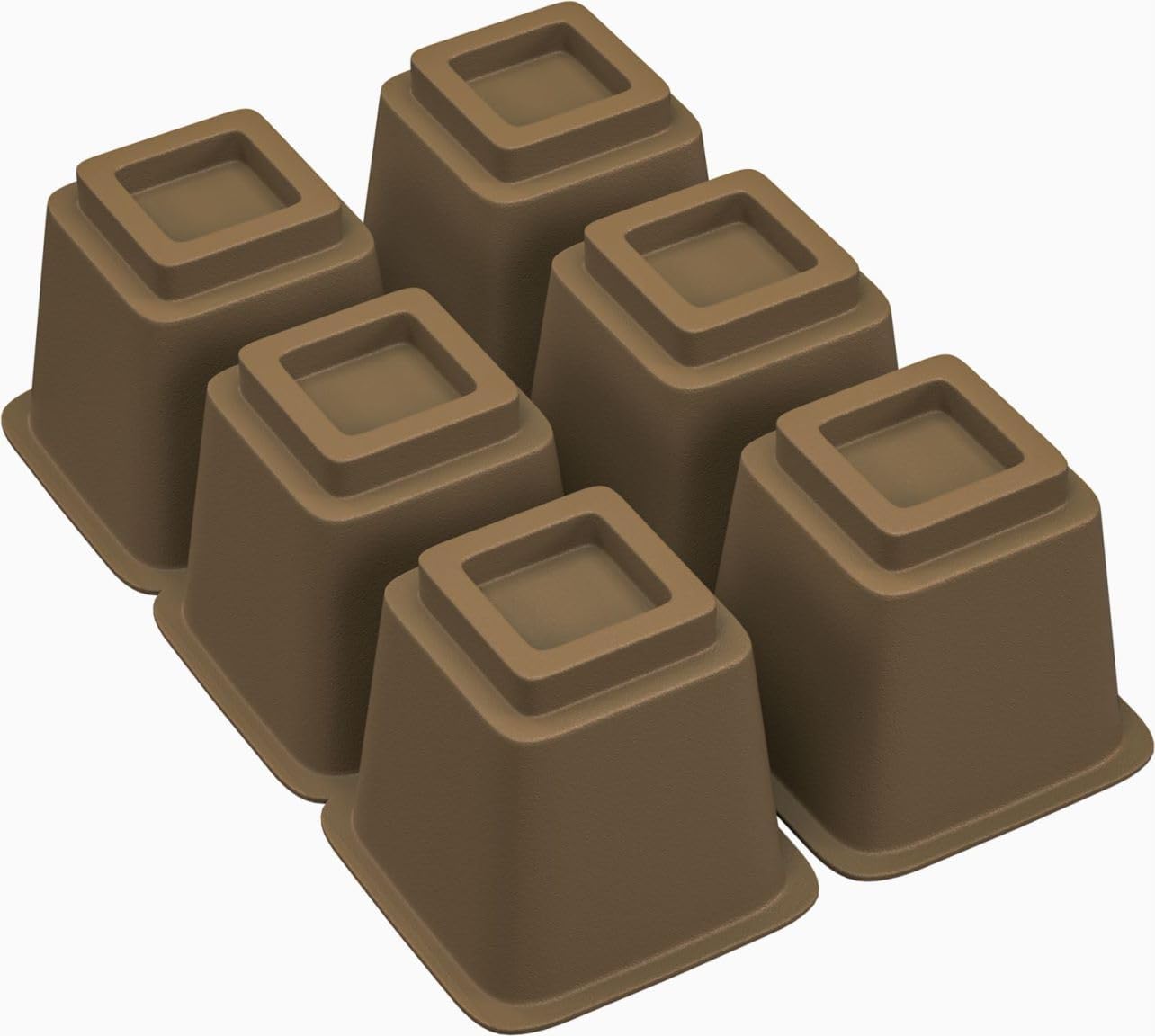 Amazon.com: MONTIHOLD Heavy Duty Furniture Risers 6" Height, 4 Pack ...