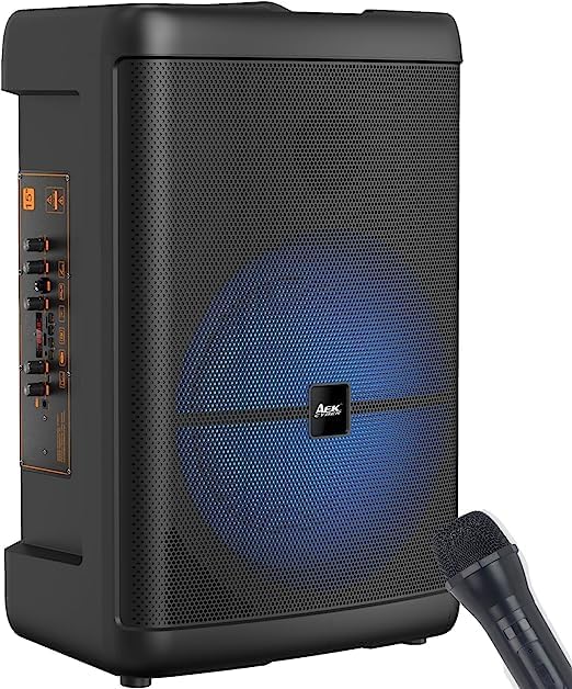 AEK CYBER S-11502 Bocina Bluetooth Grande 15 Pulgadas, Recargable Altavoces Speaker Control y ...