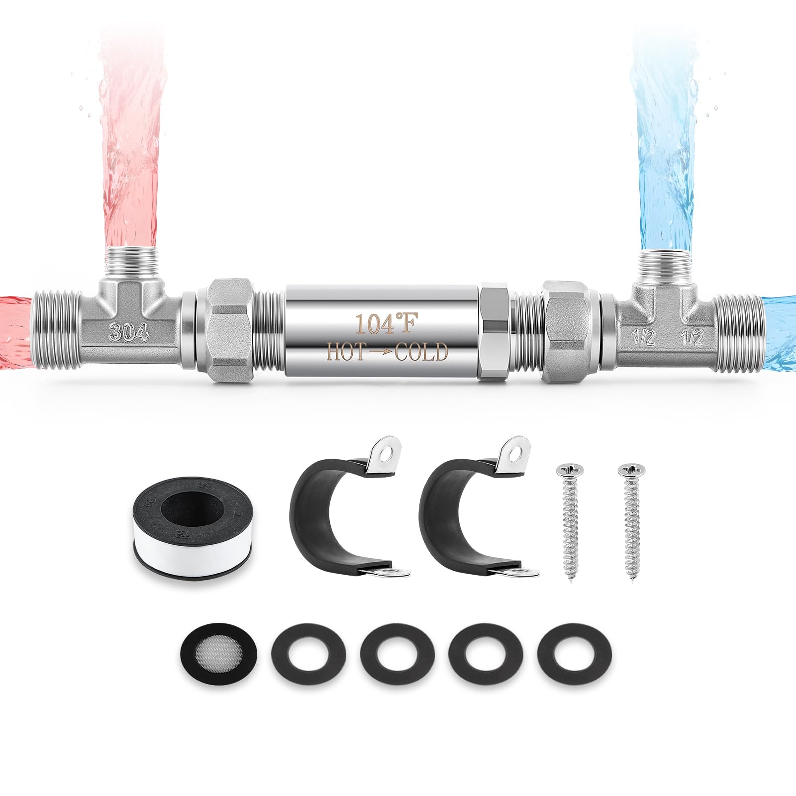 Snapklik.com : Crispaire 304 Stainless Steel Bypass Valve For Instant ...
