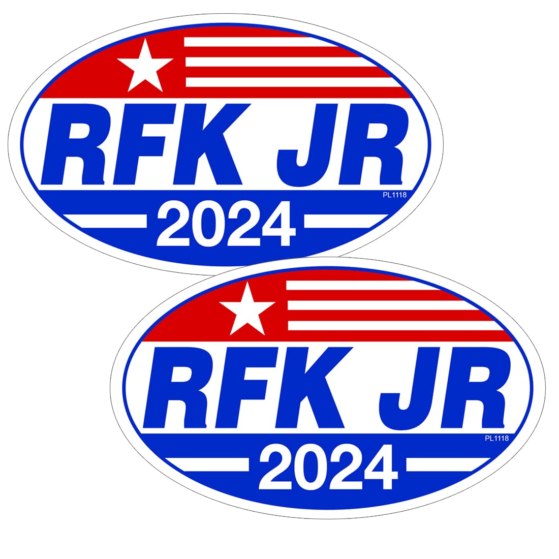Amazon.com - RFK Jr. 2024 Oval Stickers 2 Pack