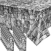 Amazon.com: Irenare Halloween Stone Wall Tablecloths, Medieval Castle ...