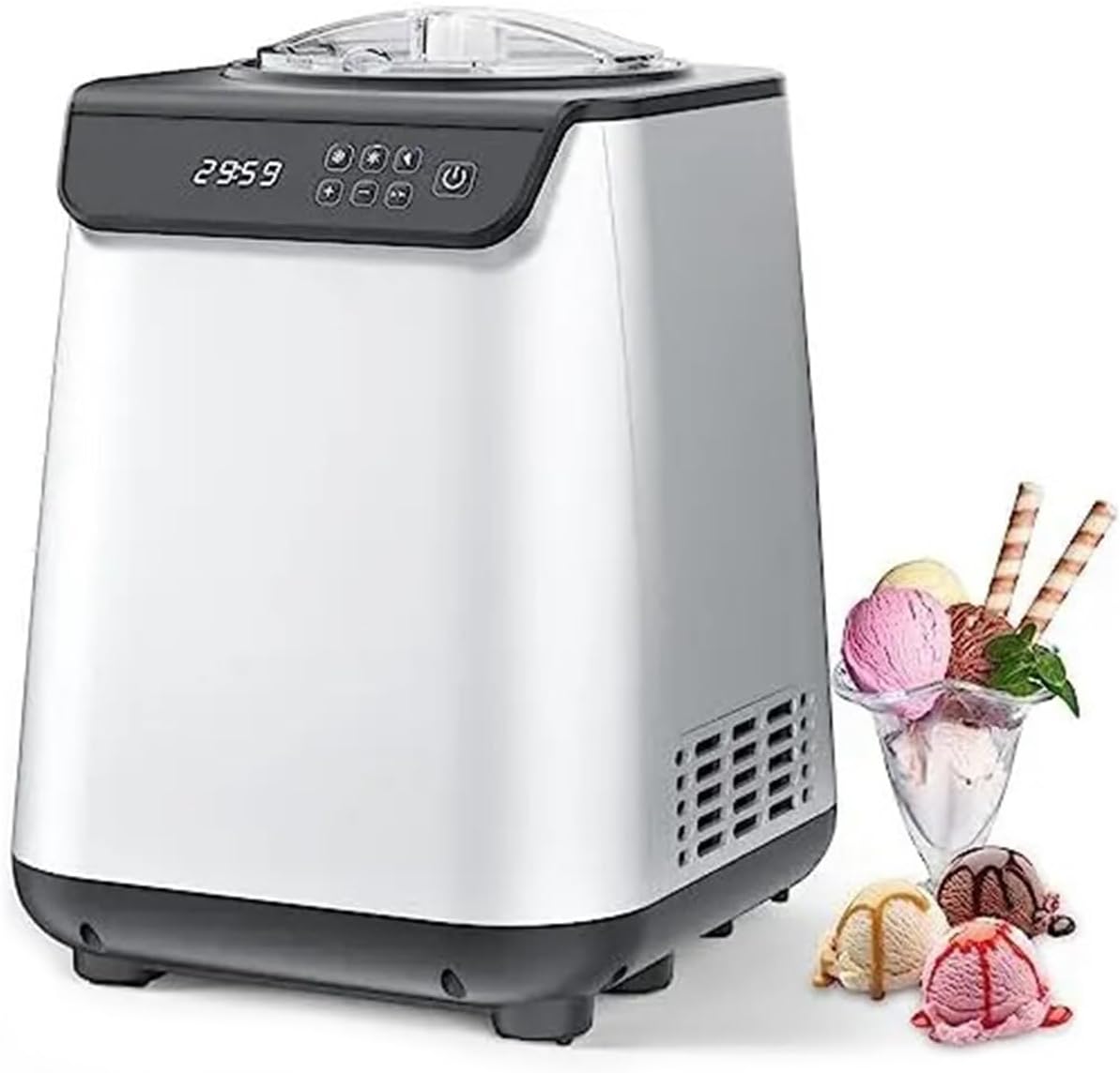 Amazon.com: Automatic Ice Cream Maker Fully Automatic Ice Cream Maker ...