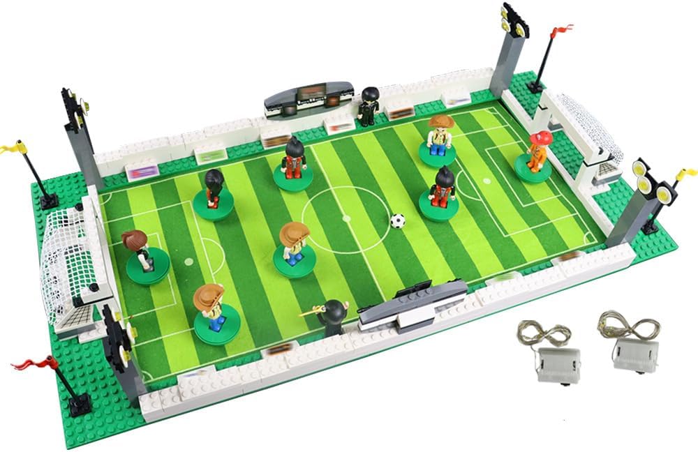 Amazon.com: BOOSHAK Mini Blocks Soccer Stadium Famous Football Matches ...