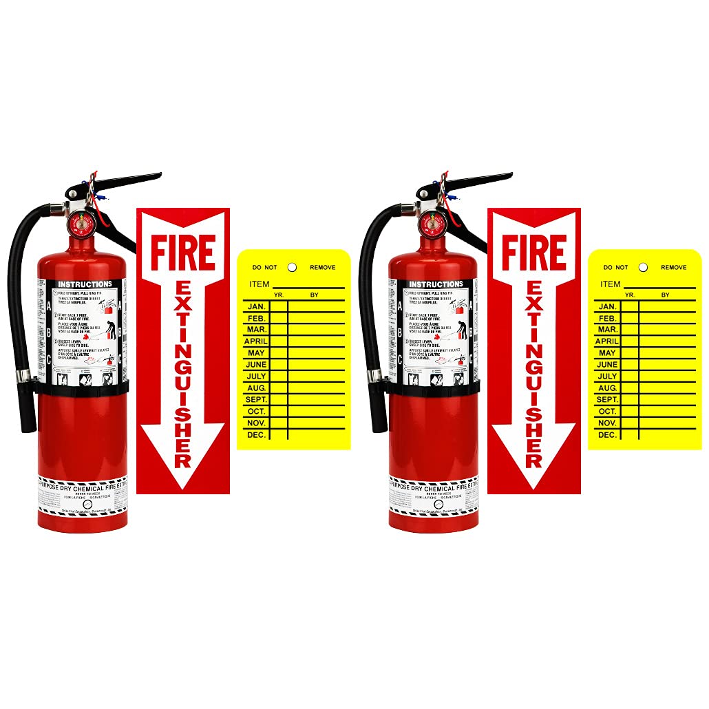 Buy (2 Pack) UL/ULC Rated Strike First 5 Lb. Type ABC Dry Fire ...