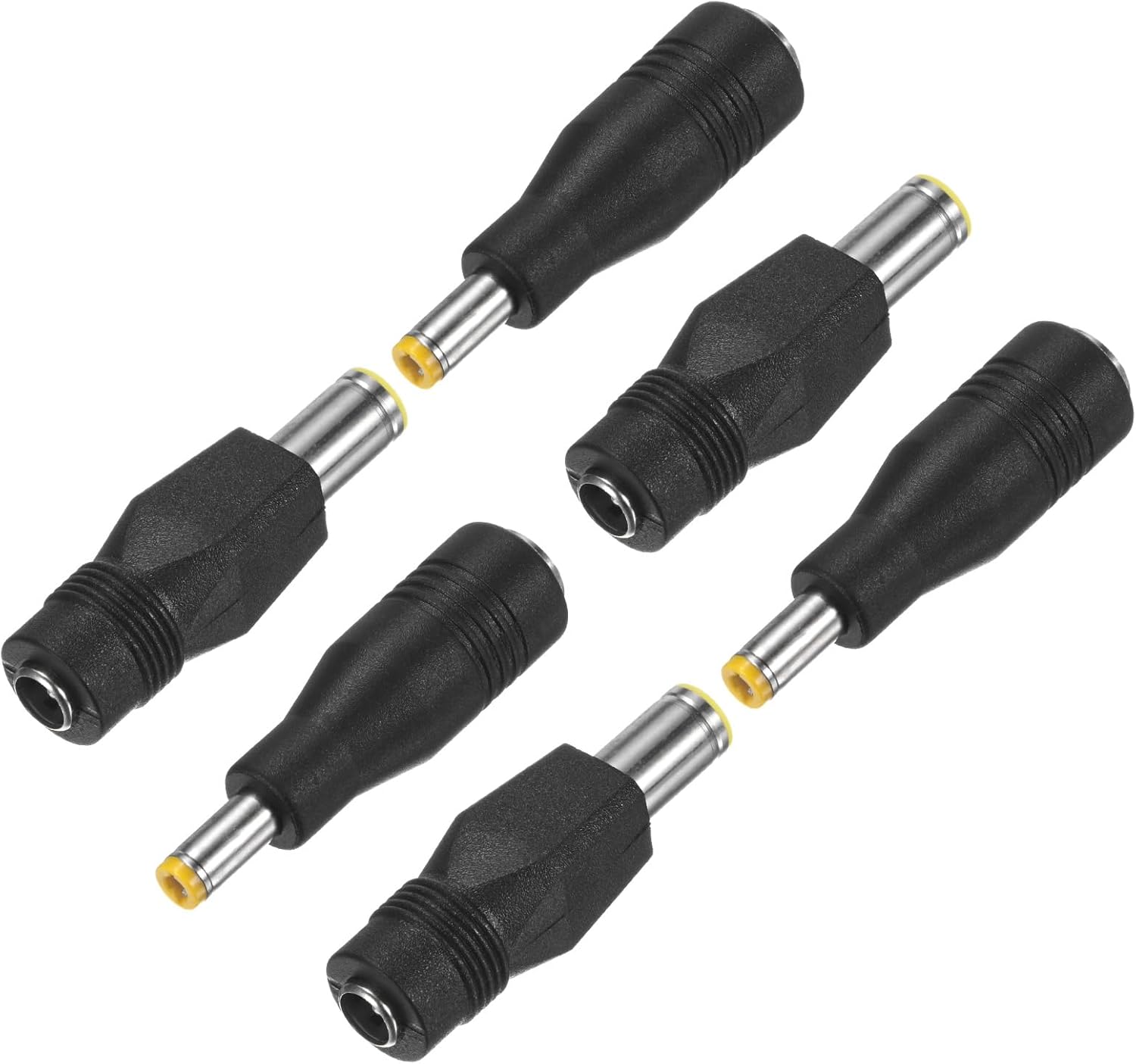 M METERXITY 1 Set DC Connectors Adapter DC 8mm Female to DC 5.5mm x 2.5mm Male & DC 8mm Male to ...