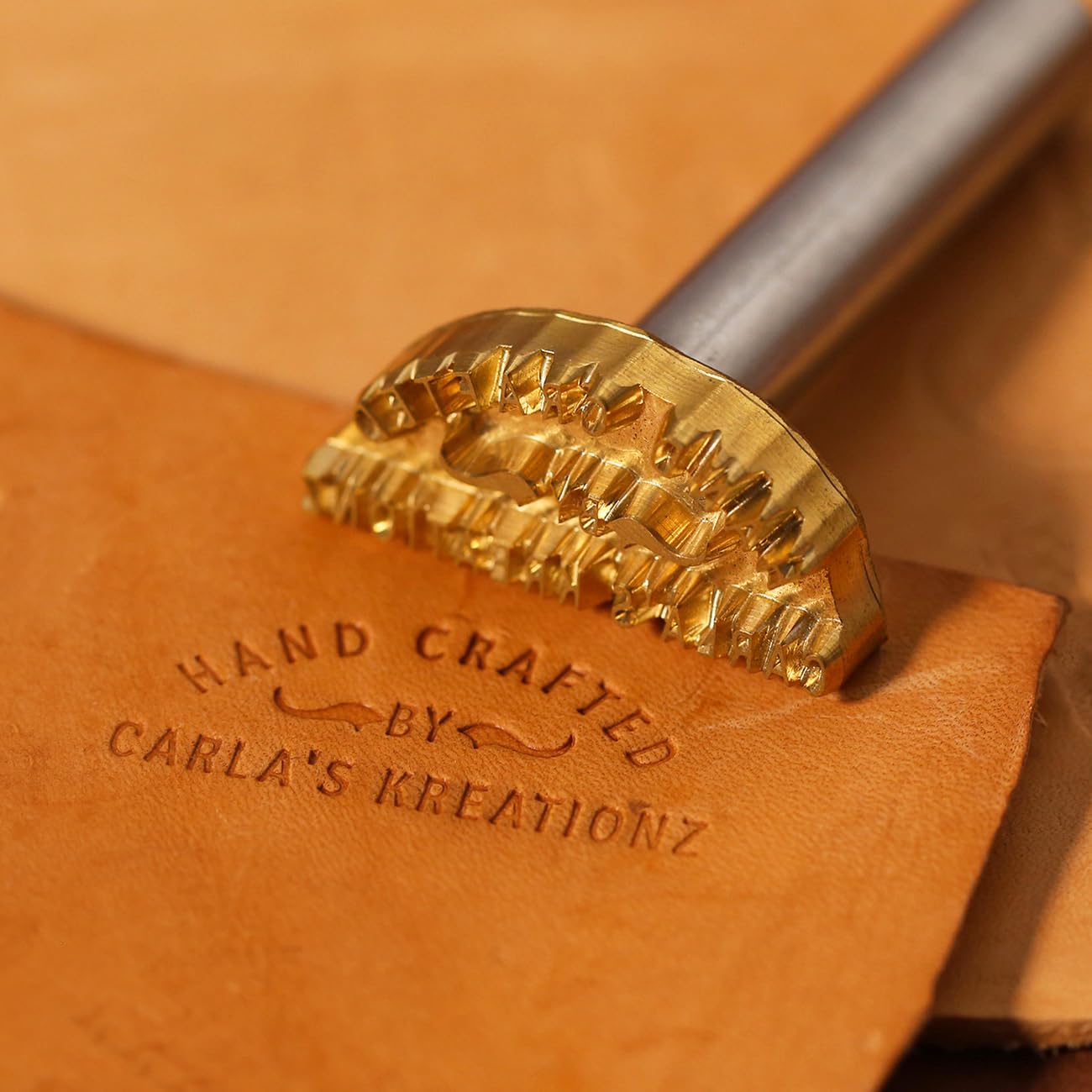 Amazon.com: Custom Leather Brass Stamp for Leather Hammer Press with ...