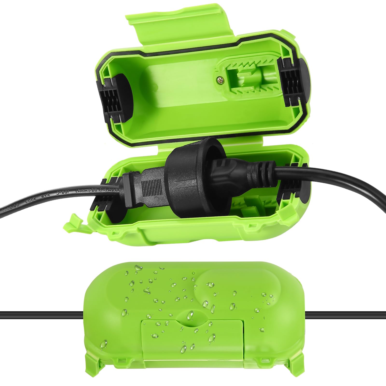 Amazon.com: 2 Pcs- Outdoor Extension Cord Cover, IP44 Waterproof Cord ...