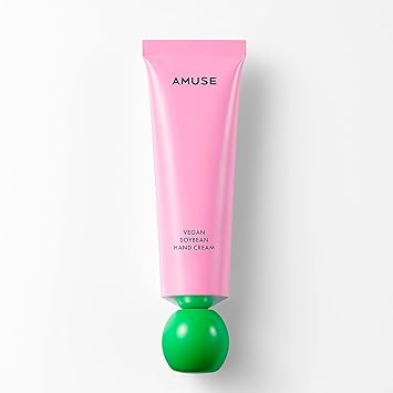 Amazon.com : Amuse Vegan Soybean Hand Cream with Shea Butter Panthenol Ceramide for Dry Hands l ...