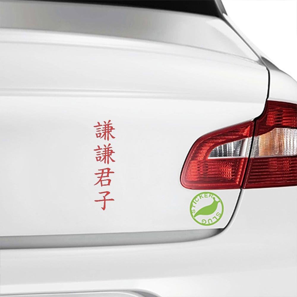 Amazon.com: Modest and Disciplined Chinese Kanji Decal (red, 5 inch ...