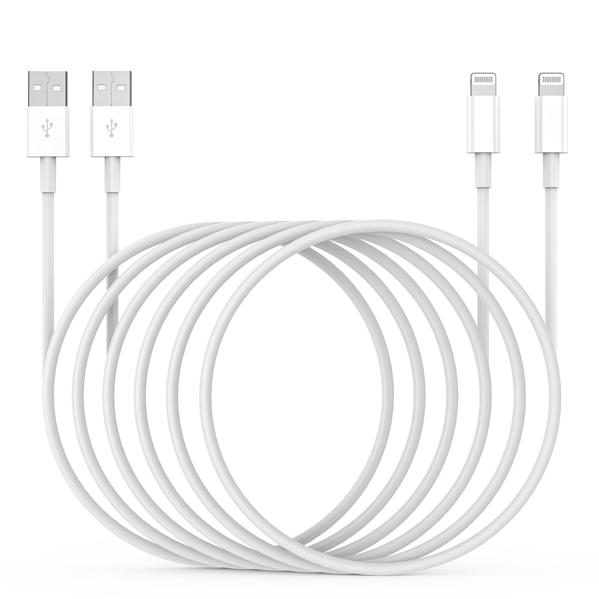 Amazon.com: 2PACK for iPhone Charger 3FT,Lightning Charging Cable，for ...