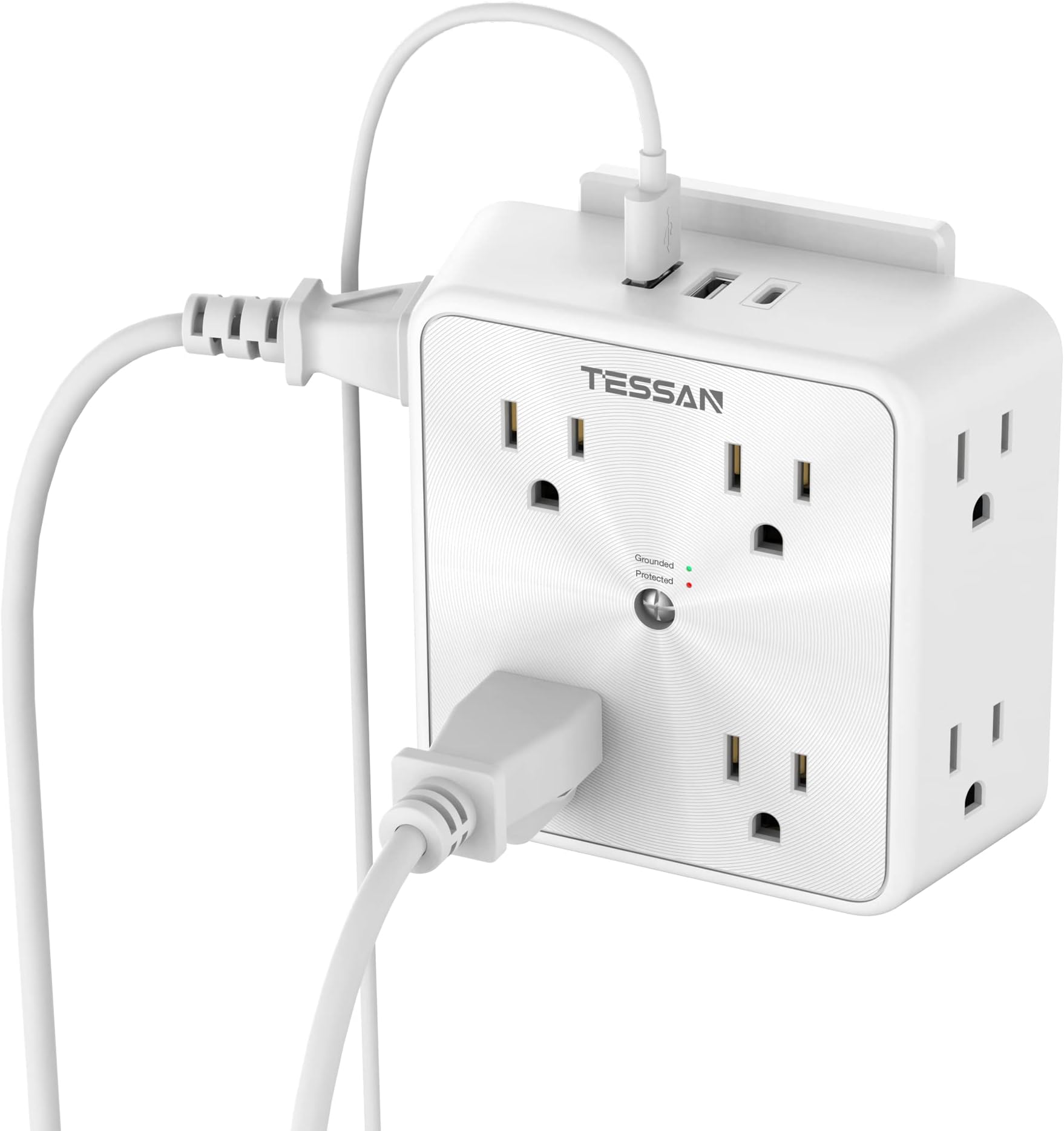 Amazon.com: Multi Plug Outlet Splitter, Unidapt Multiple Outlet ...