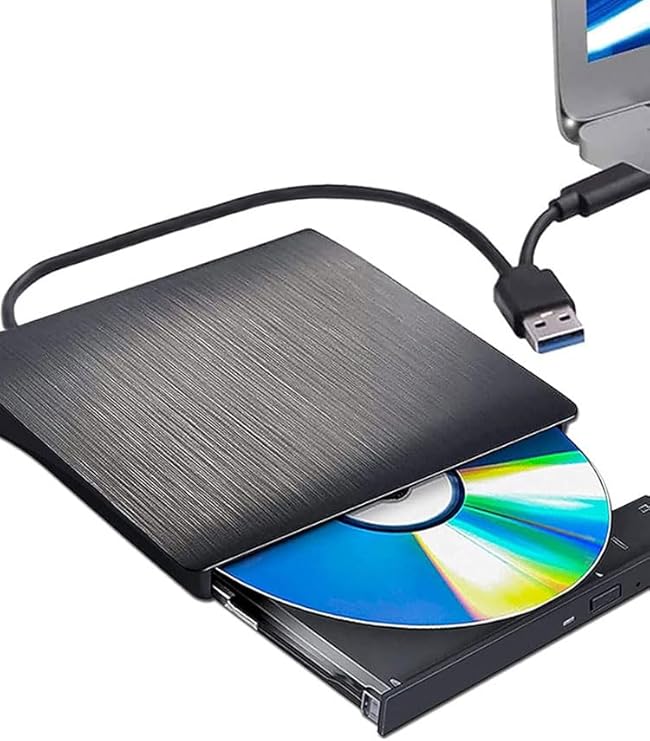Amazon.co.jp: CD DVDドライブ 外付け USB3.0&Type-C両用 4K USB HUB ポータブル ドライブ 外付け 3D CD/VCD/DVD/BD レコ/プレイヤー ...
