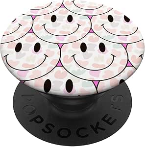 Amazon.com: indie pastel pretty aesthetic cute trippy swirl smile face PopSockets Swappable ...