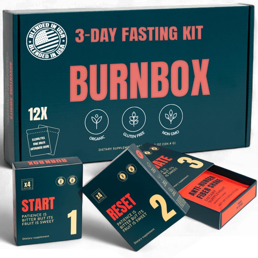 Amazon.com: BURNBOX 3 Day Fasting Kit | Intermittent Fasting Drink for ...