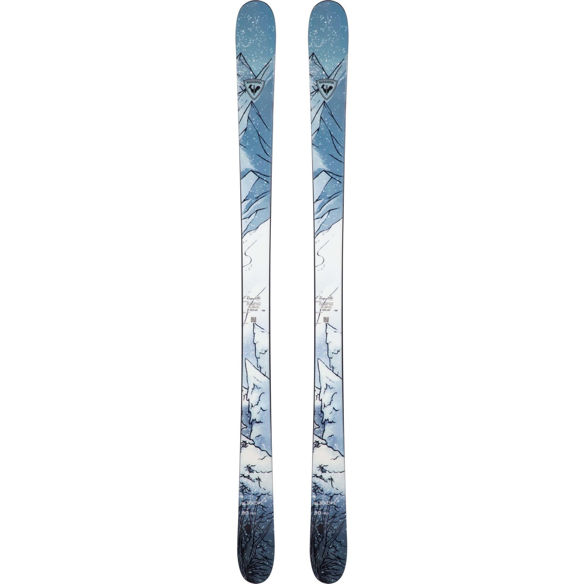 Amazon.com : Rossignol Black Ops Pro Skis (Ski Only) 2024 158 : Sports ...