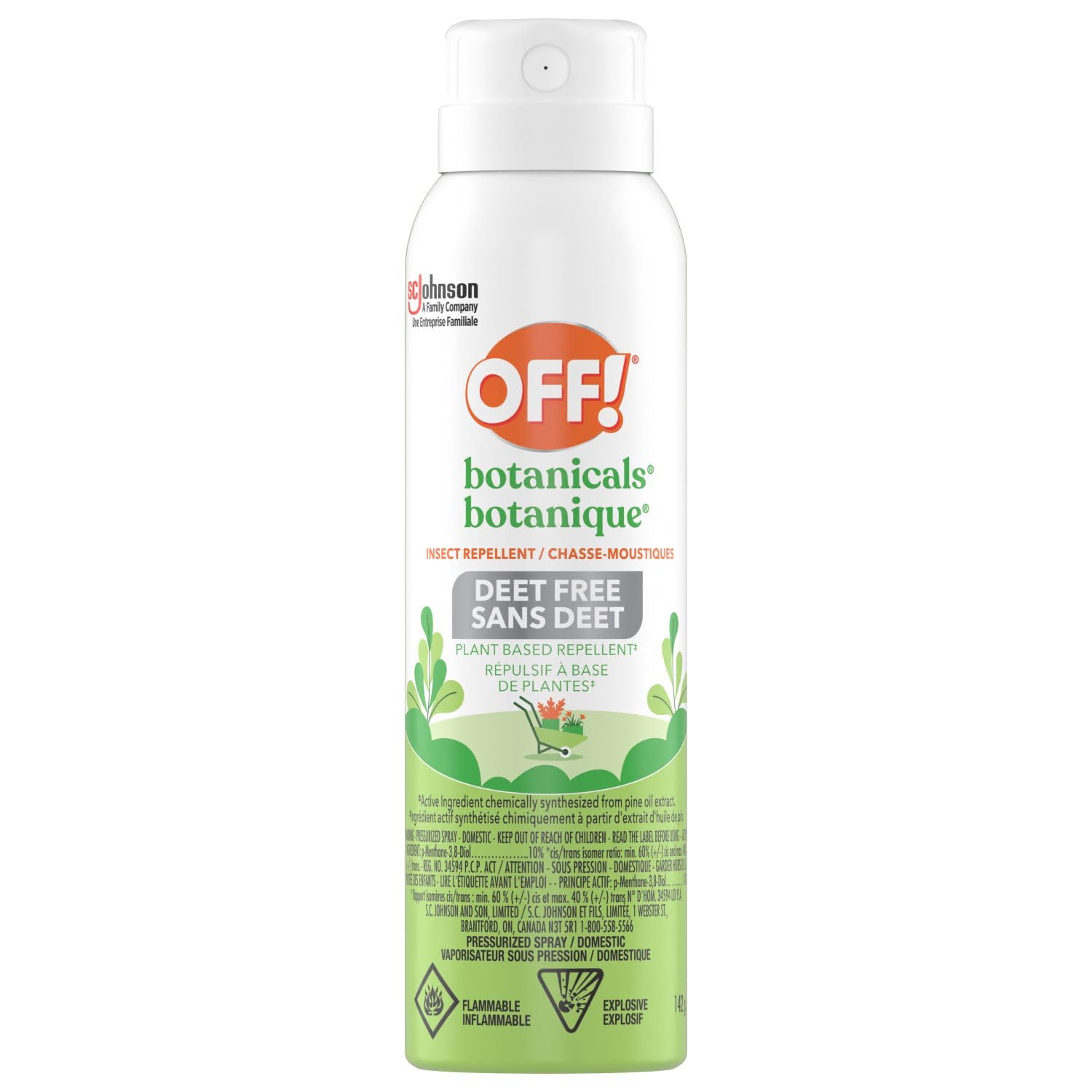OFF! Botanicals Deet Free Plant-based Insect and Mosquito Repellent ...