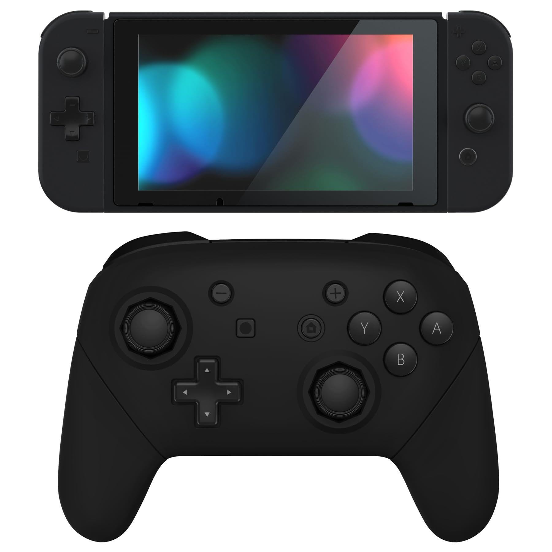 Amazon.com: eXtremeRate Black Custom Dpad Version Shell for Nintendo ...