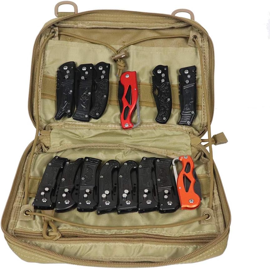 Amazon.com: Super Pocket Knife Bag, Tactical Knife Storage Case ...