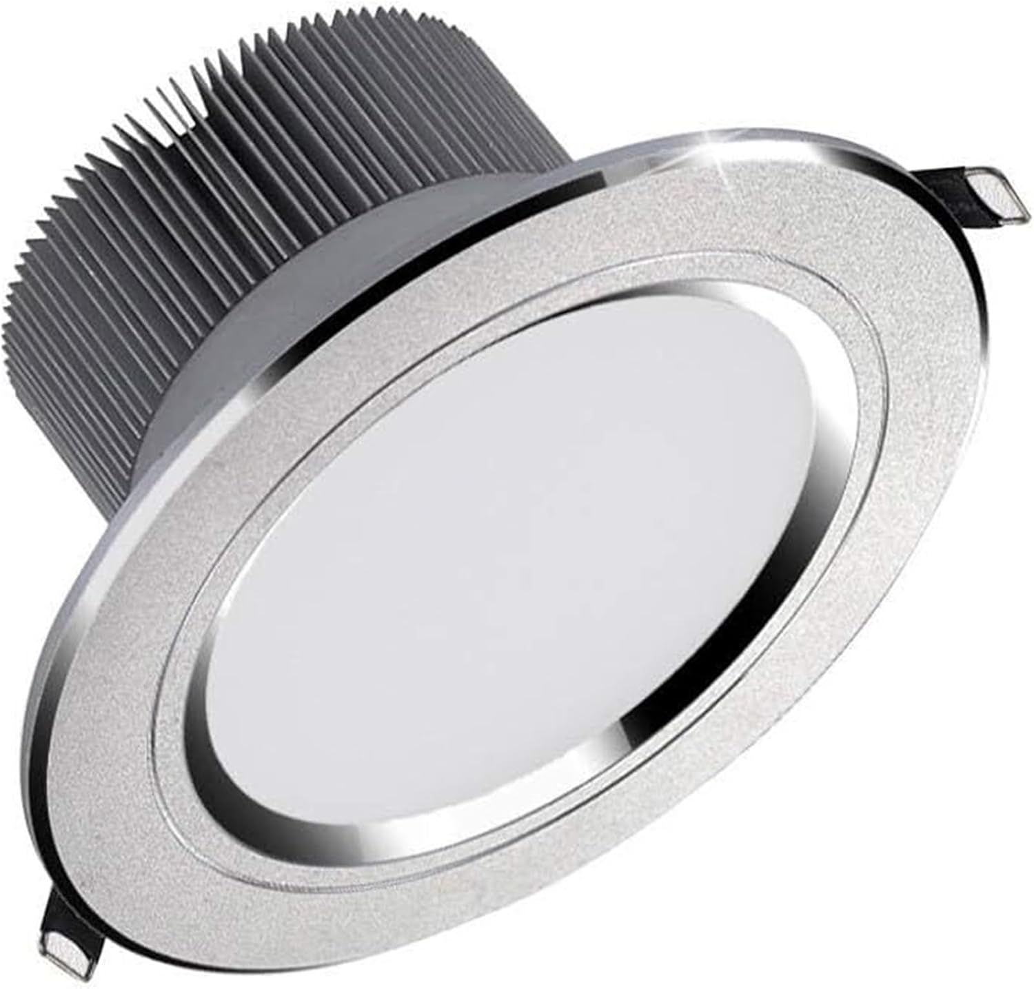 Modern Simple Silver Ceiling Light Downlight, Living Room Retrofit ...