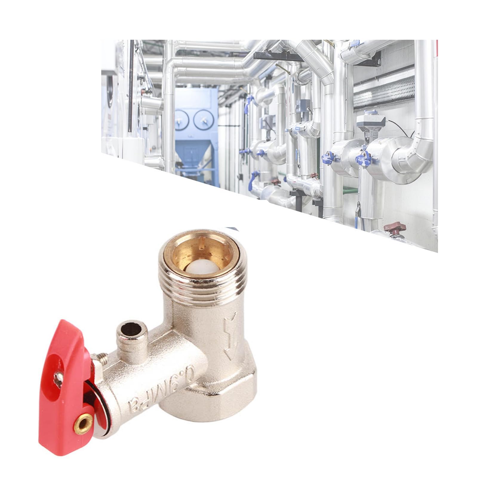 Amazon.com: Safety Valve,1Pcs Water Heater Pressure Relief Valve G1/2in ...