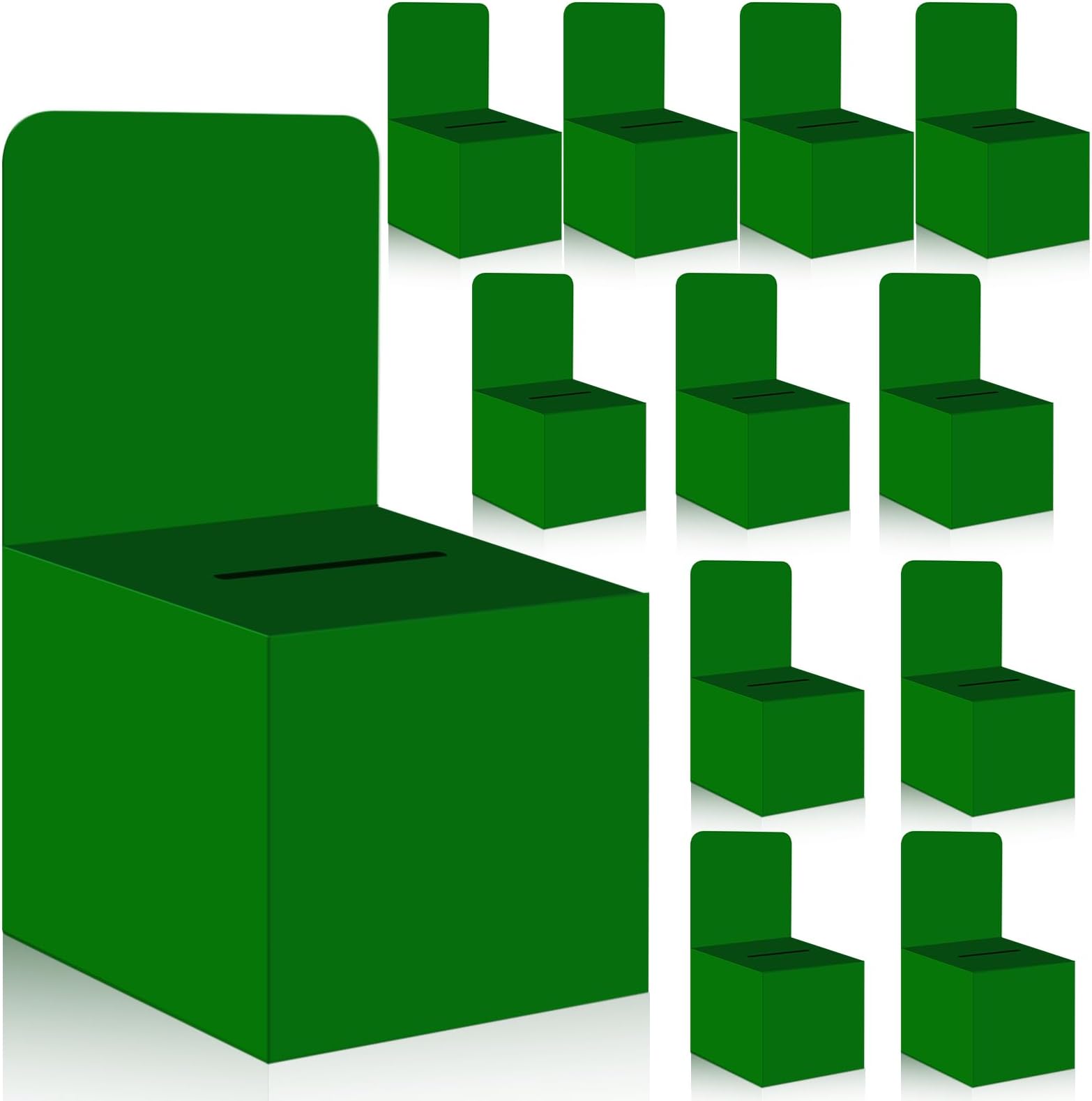 Amazon.com: 3 Pcs Ballot Boxes, 6 x 6 x 6 Inch Cardboard Raffle Ticket ...