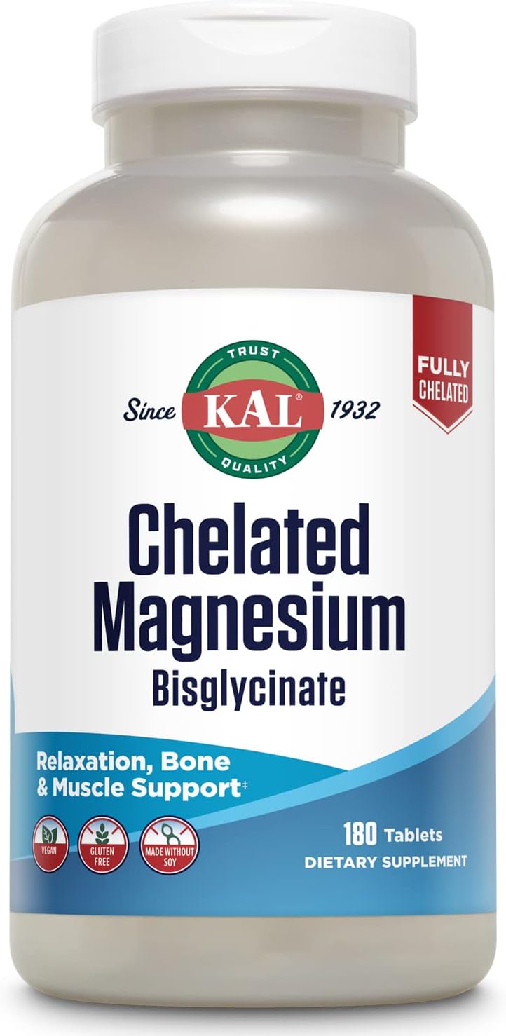Amazon.com: Kal 500 Mg Magnesium Tablets, 60 Count : Health & Household