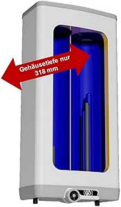 elektrischer wandhängender Warmwasserspeicher Boiler mit verschleißfreiem Keramikheizstab - 2 ...