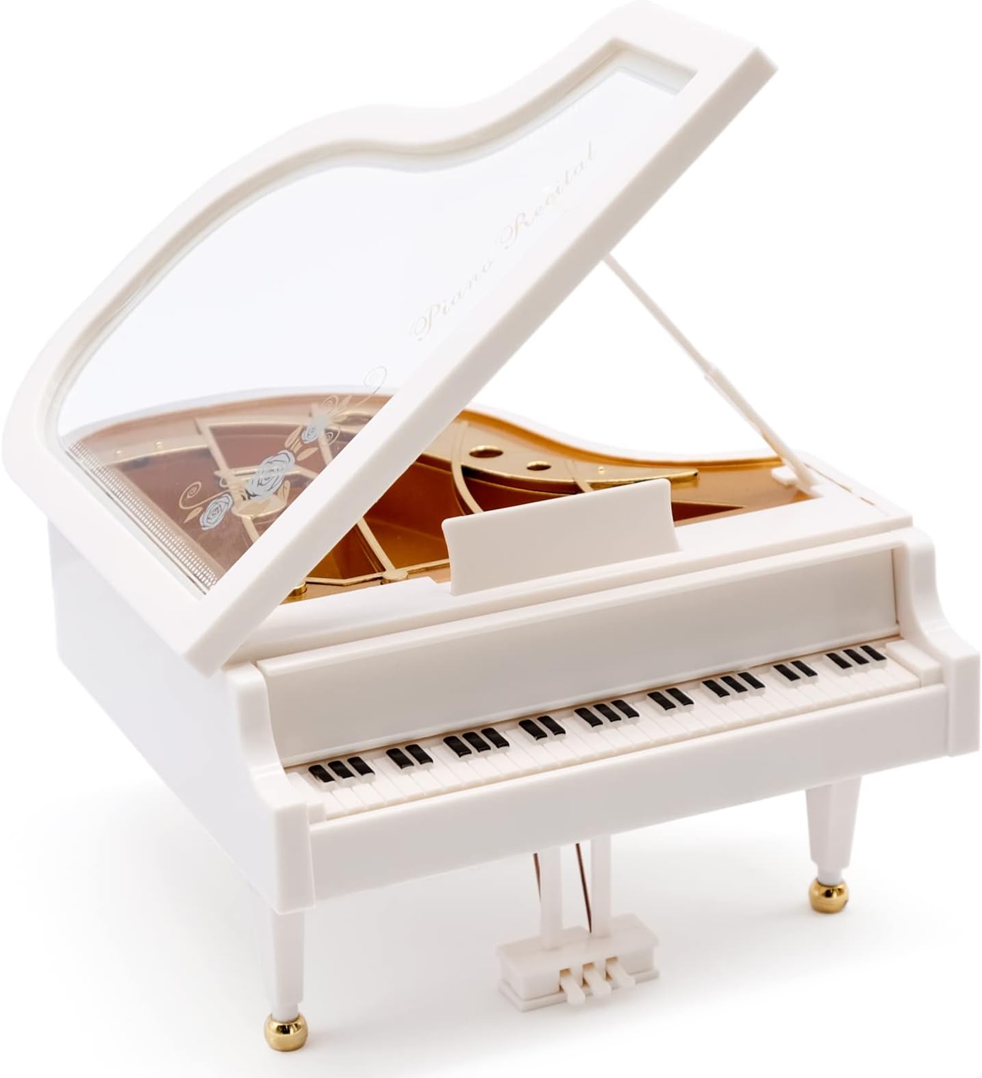 Amazon.com: Piano Music Box You are My Sunshine– Clockwork Mechanical ...