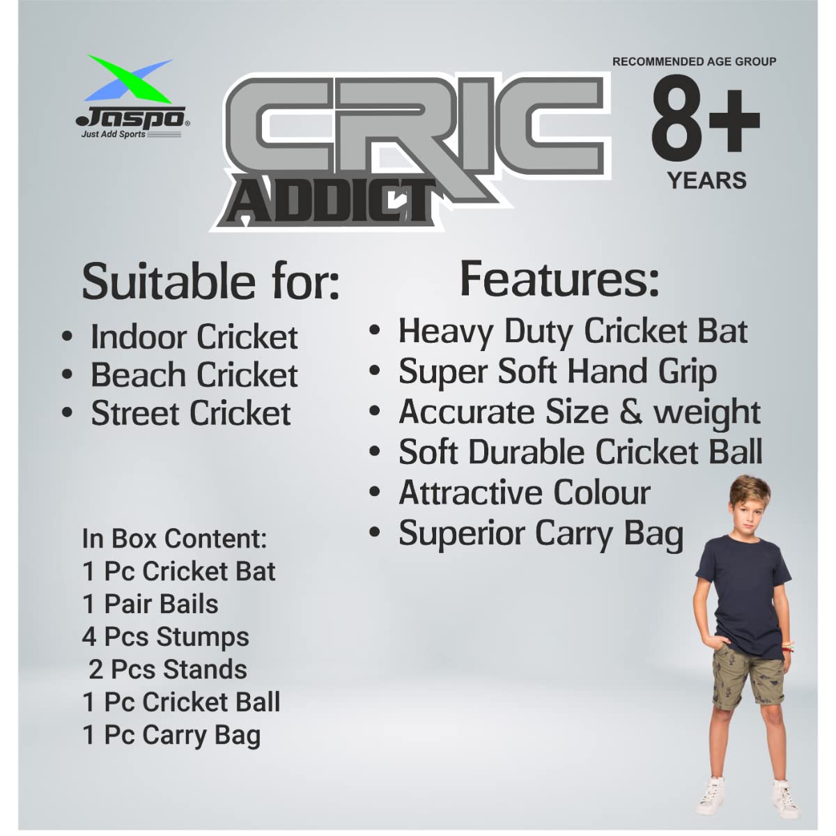 Jaspo - Dominator Heavy Duty Fiber Cricket Bat | High Density Bat | T ...