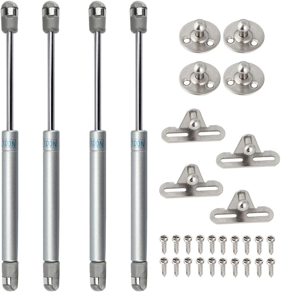 GothicBride 4 Pcs Gas Strut 60N Soft Close Hydraulic Hinge, Gas Struts ...