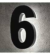 Amazon.com: LLtronation 5 Inch Backlit House Numbers for Outside ...