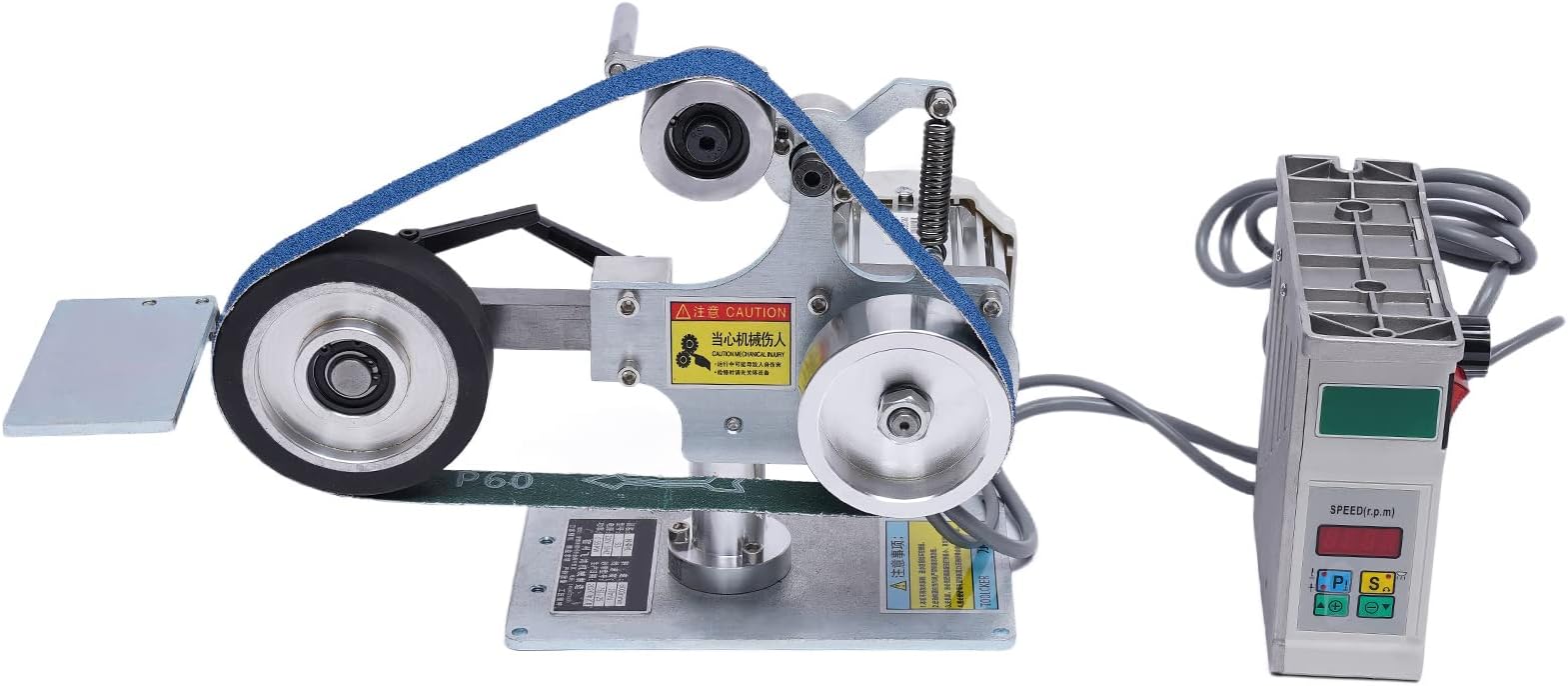 Abrasive Belt Machine, 1"x30" Belt Sander with 550W Motor, Electric ...