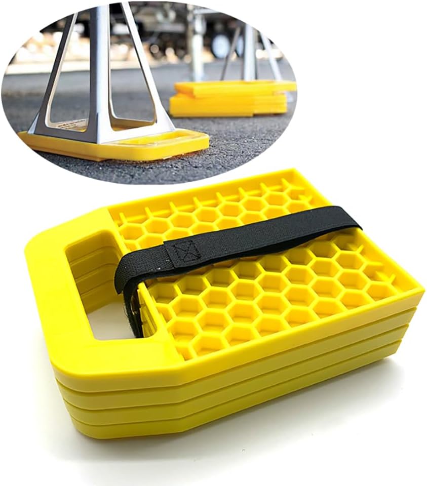RV Jack Pad, Jack Leveling Block Reinforced Structure Non-Slip ...