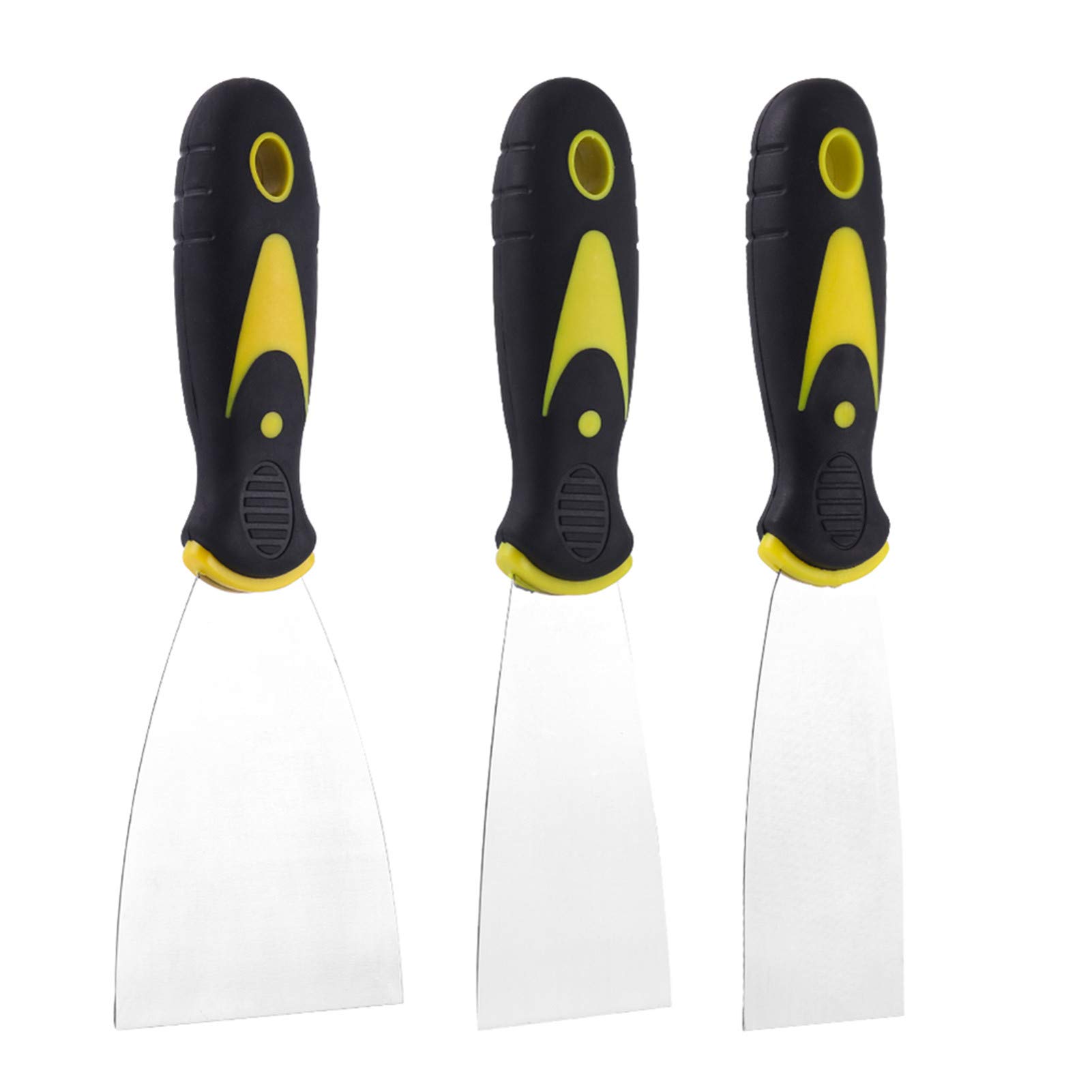 Miuse 3 Pack Wallpaper Scraper Tool Set with Plastic Handle and Metal ...