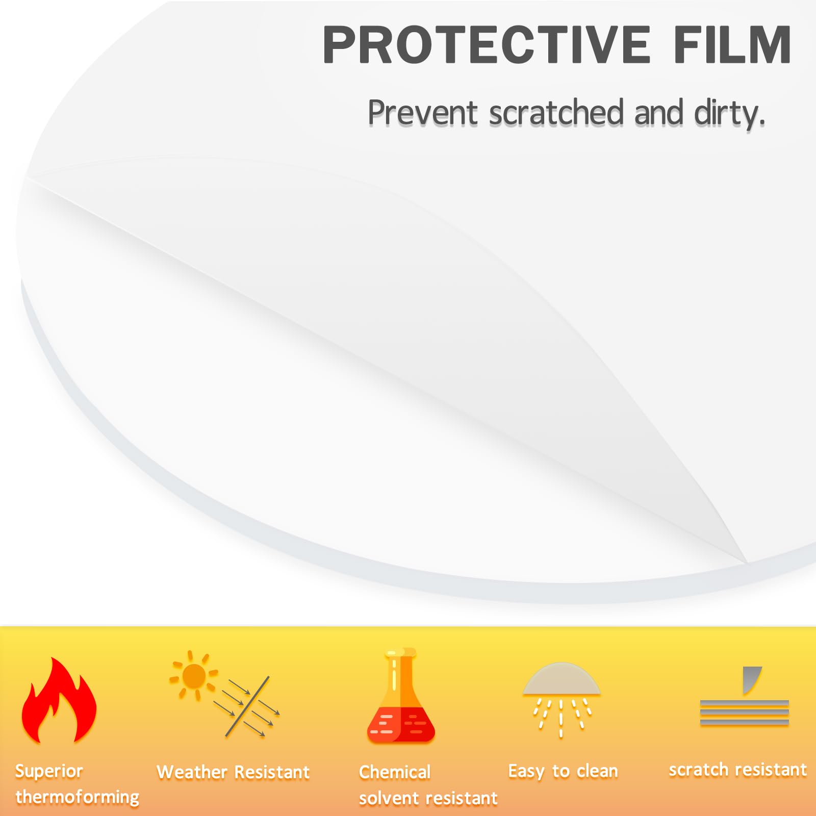 Snapklik.com : 1 Pieces 1/4 Clear Circle Acrylic Sheet,9 Inch Diameter ...